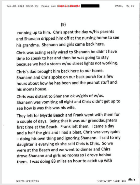 Sandi Rzucek Typed Statement to Detective Baumhover [39th Tranche ...