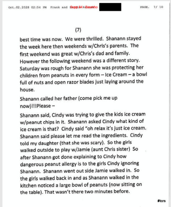 Sandi Rzucek Typed Statement to Detective Baumhover [39th Tranche ...